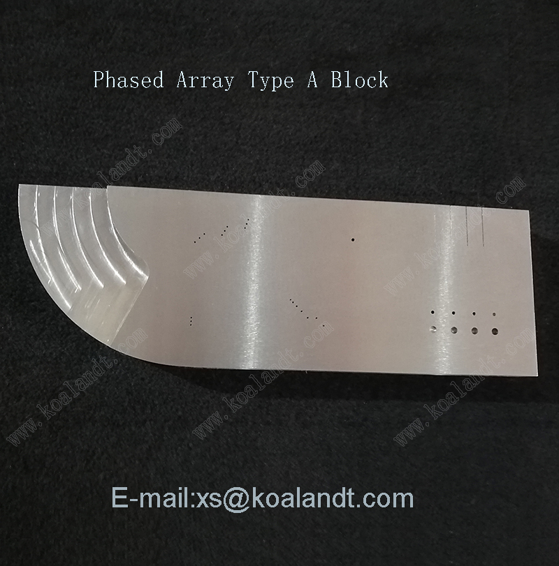 Phased Array Type A Block - 共享试块-共享超声波试块-山东考拉检测设备有限公司
